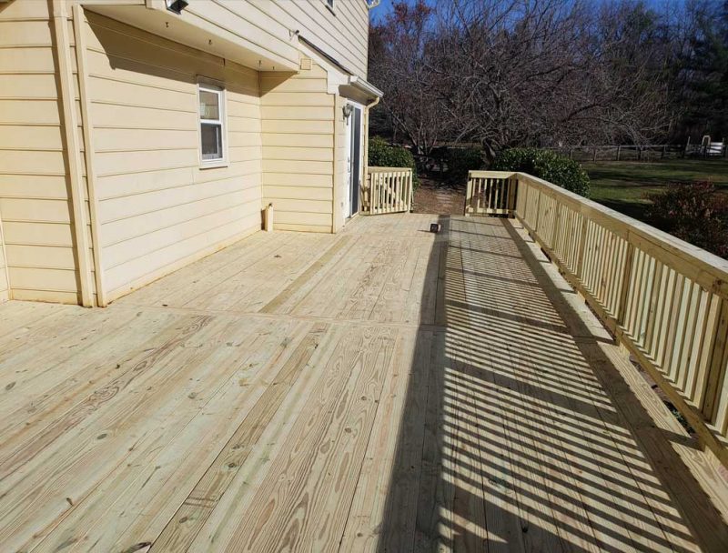 Wood Deck – A1 Fencing